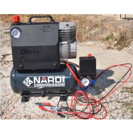 12V/24V NARDI SILVERSTONE 2 compressor 5L tank