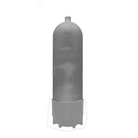 Scuba tank 18L 232bar steel galvanized FABER