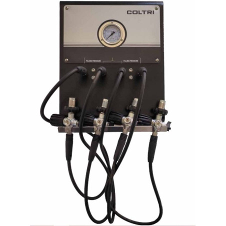 COLTRI inflation panel with 4 hoses and taps