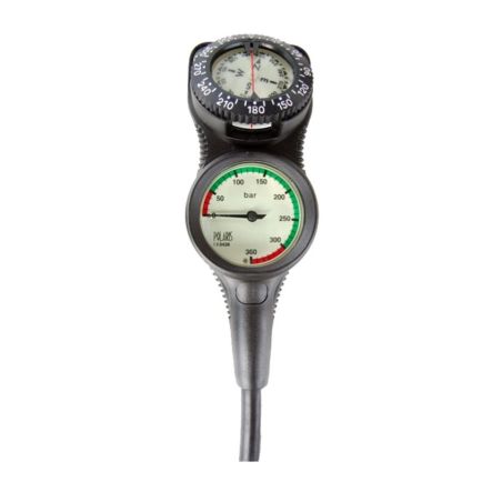 0-350bar pressure gauge console with compass