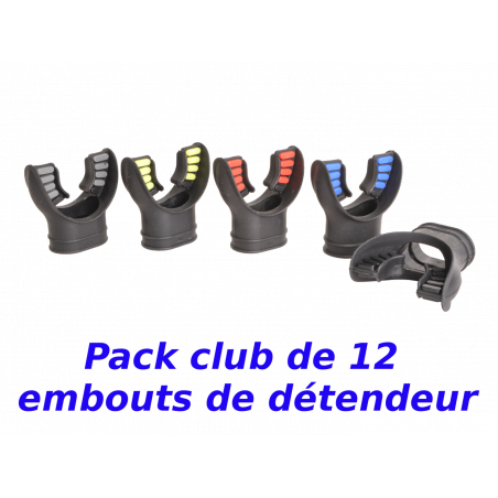Pack club : 12x embout de détendeur plongée confort - DIVEAVENUE