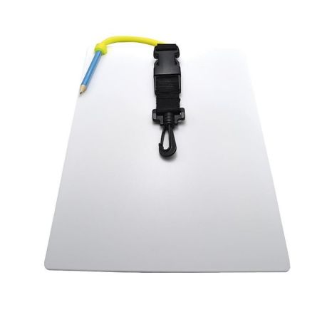 A4 slate with clip and Aquatys pencil - large writing format