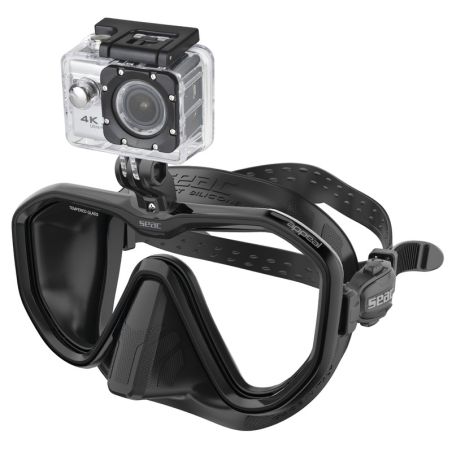 Seac APPEAL PRO mask with GoPro mount - black color