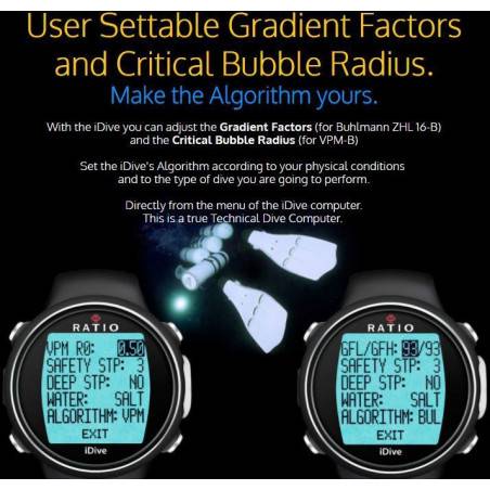 Ratio Dive Computer iDive Sport TECH+