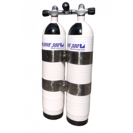 Twin 6.8 liter carbon tank Carbondive 300barE