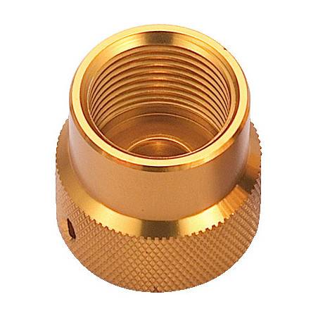 DIN female dust cap GOLD