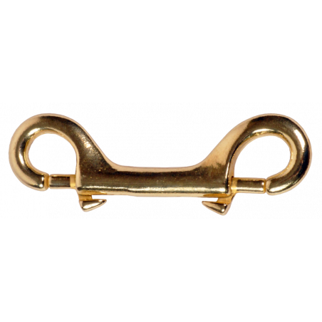Brass double end clip 100mm