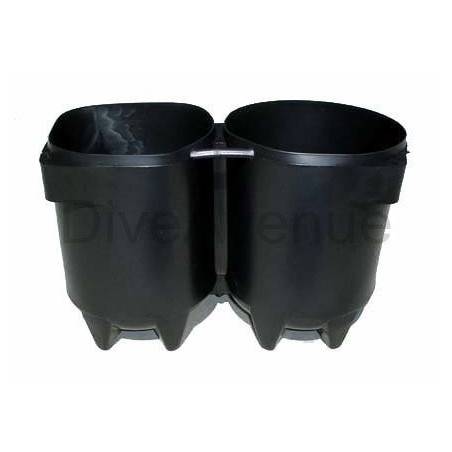 Scuba tank boot for 2x5/7 liter Ø140mm