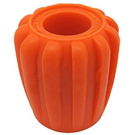 Fluo orange scuba tank handwheel (PVC)