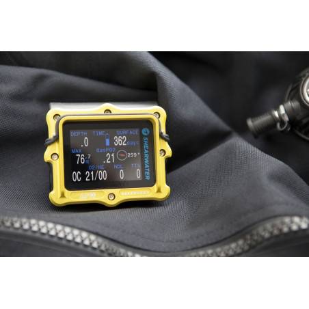 Shearwater Perdix computer screen protector in aluminium - DIVEAVENUE