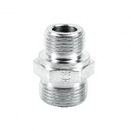 1/4" NPT DIN male union for 6 mm (630 bar) tubing