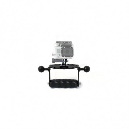 Goodman support with double spheres and tripod GoPRO