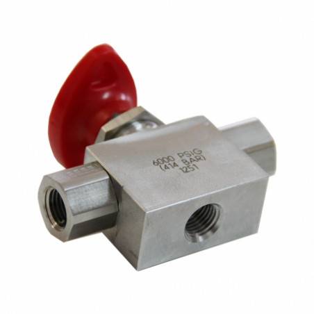 High Pressure Valve 414bar in Stainless Steel 316L