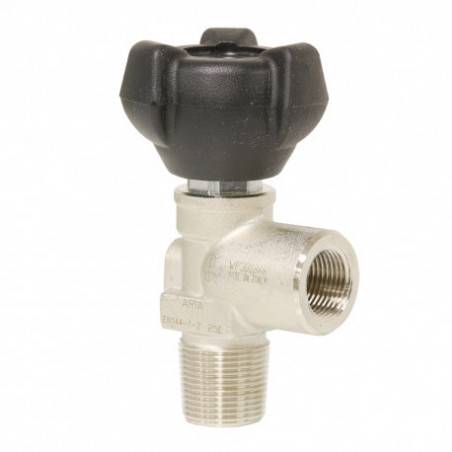 Valve 1 outlet DIN 300 bar for buffer bottle B50