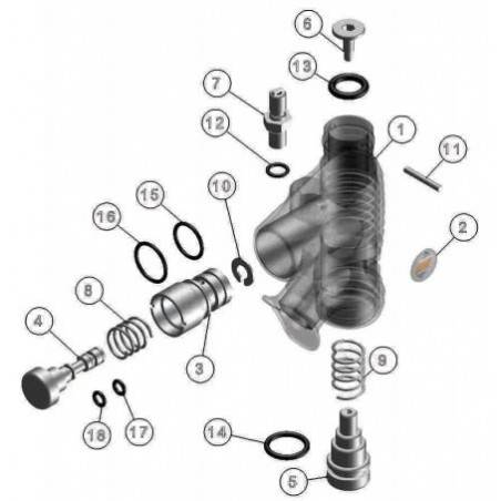 O'ring kit for HYDRPRO X01 inflator