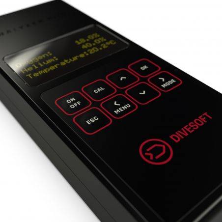 DIVESOFT Diving oxygen and helium gas analyzer