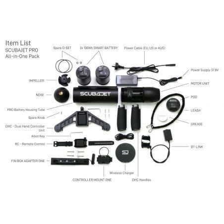Scubajet Pro All-In-One Kit underwater scooter Dpv